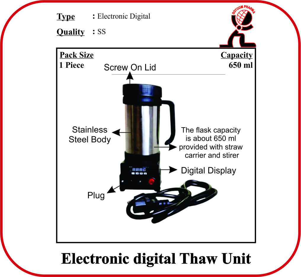 ELECTRONIC DIGITAL THAW UNIT – Manufacturer of Veterinary, Surgical Vet ...